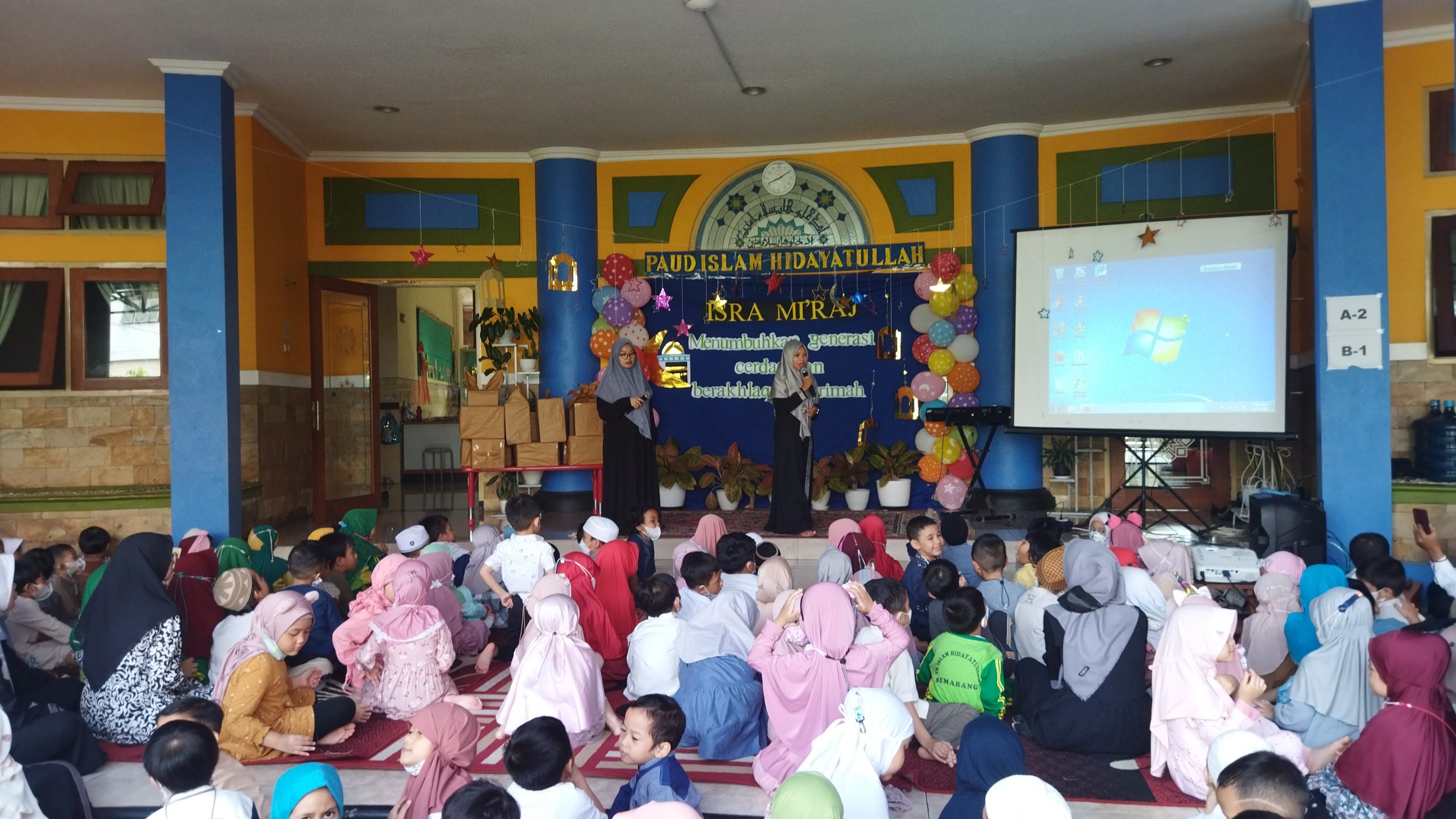 Kemeriahan Acara Menyambut Isra Mi'raj 1444 H. - PAUD ISLAM HIDAYATULLAH