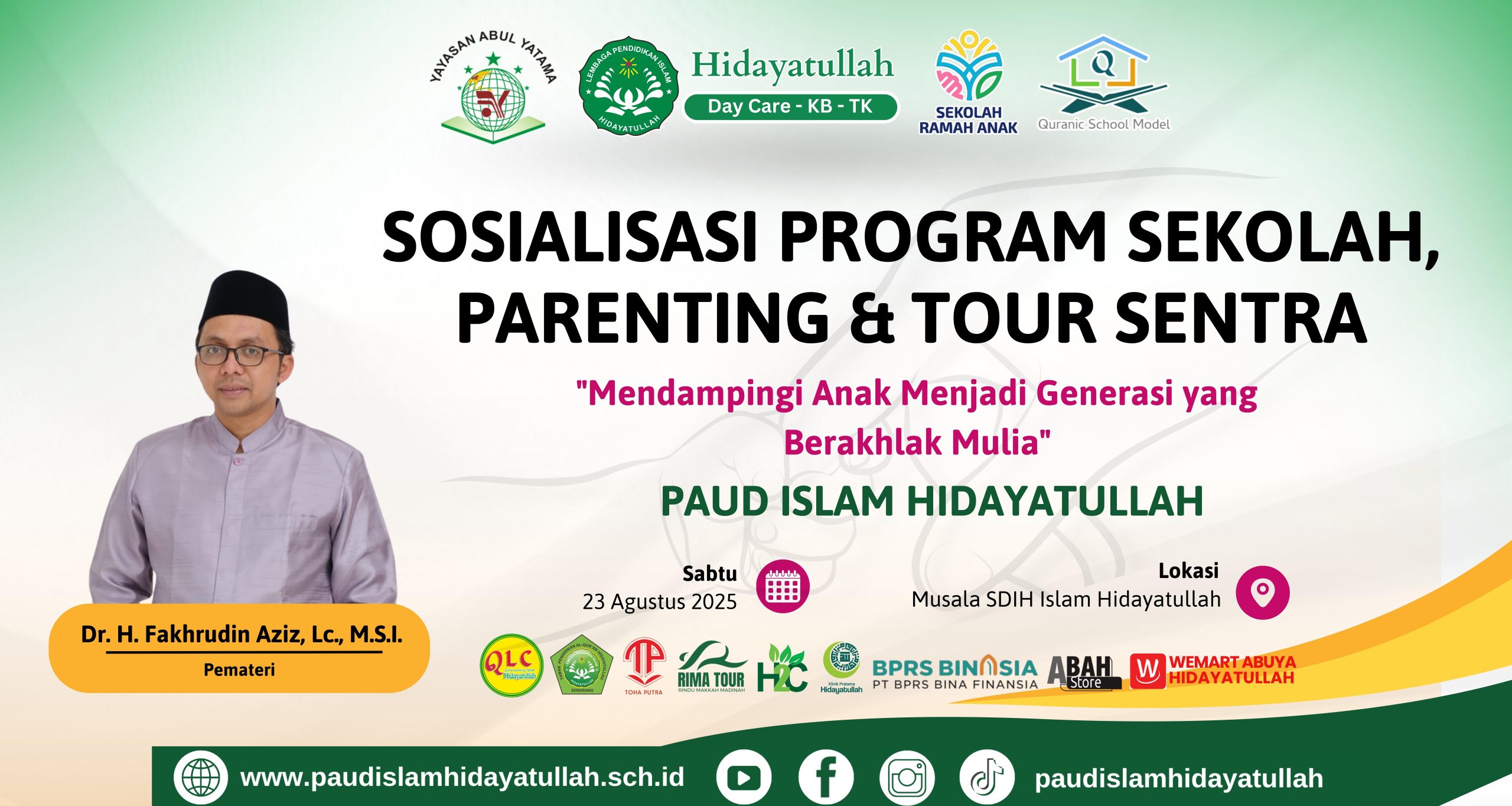 Sosialisasi Program Sekolah, Parenting, dan Tour Sentra TK Islam ...